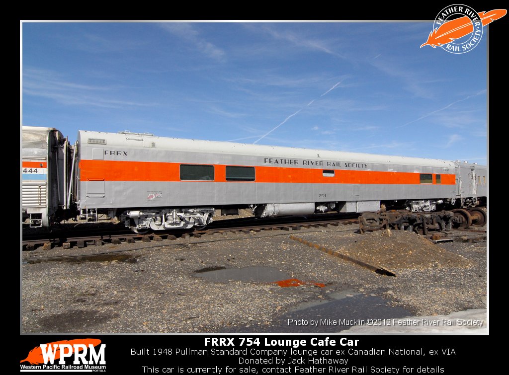 Western Pacific Railroad Museum, Portola, California - Passenger Cars